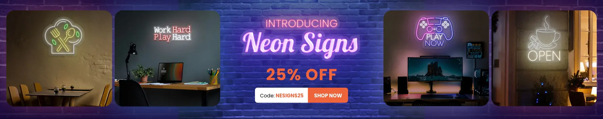 Shop for led Neon signs for wall decor at lowest price | Bannerbuzz NZ