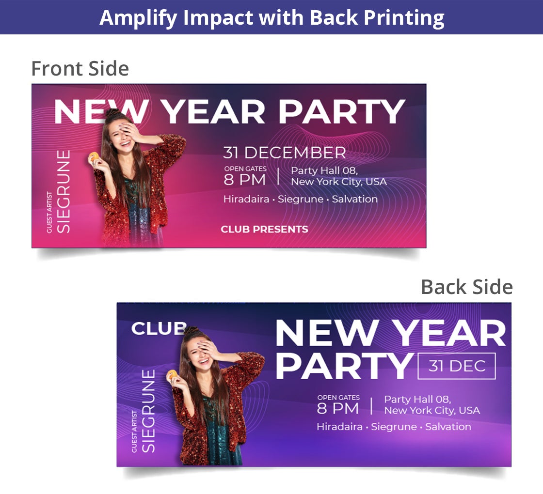 Event Tickets: Save 20% Today! | BannerBuzz NZ