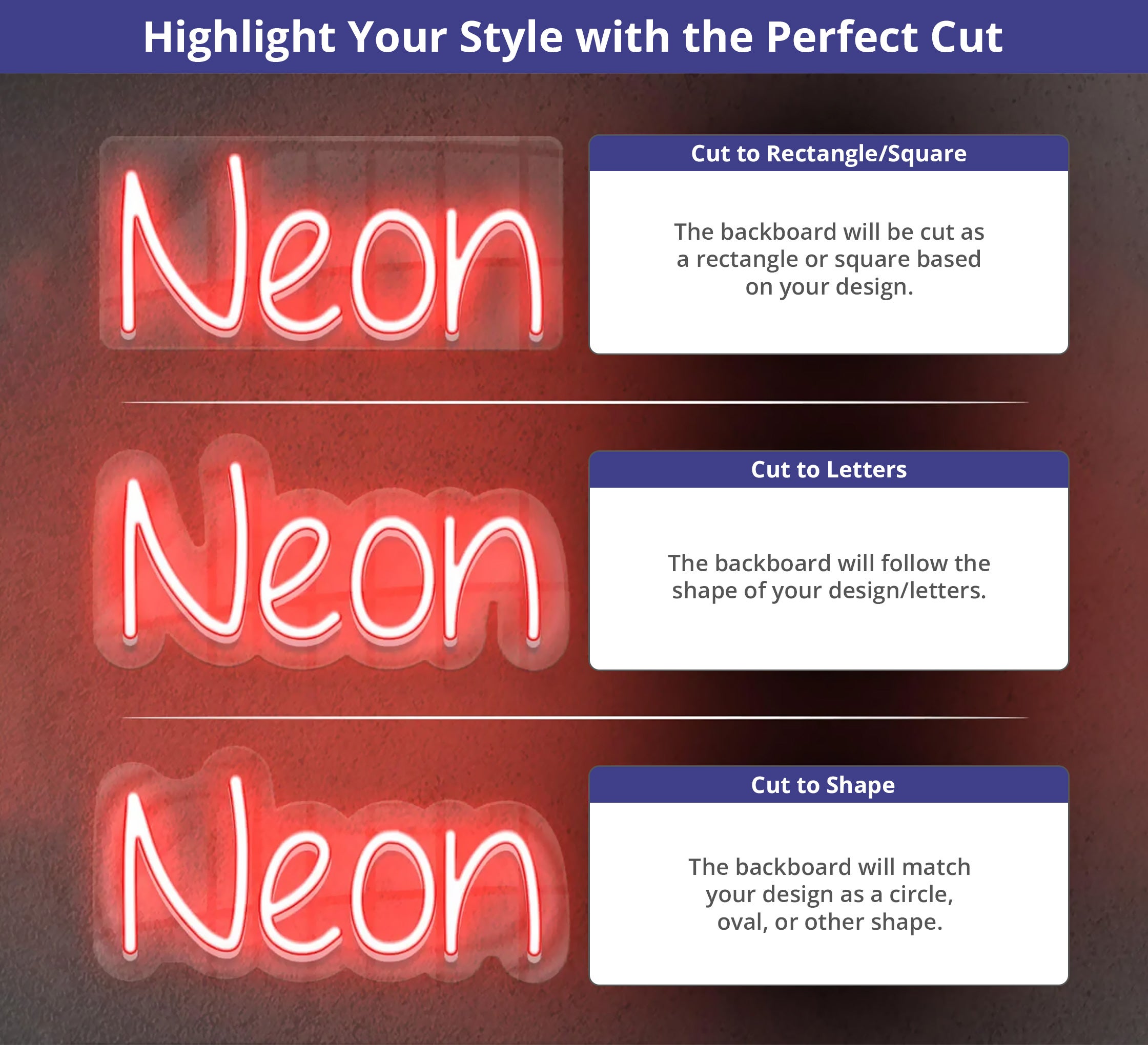 Notice Neon Sign at 20% Off | BannerBuzz NZ