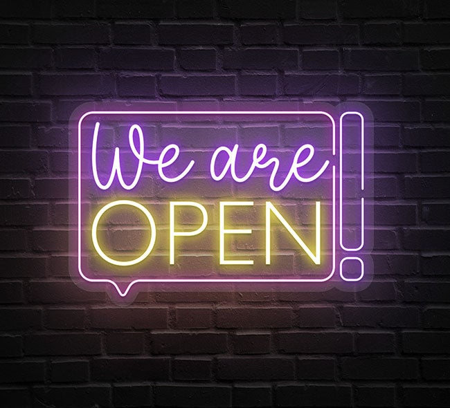 Open Neon Signs: Save 20% Today! | BannerBuzz NZ