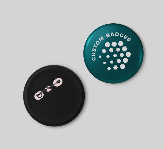 Custom Badges | Design Badges Printed with Personalised Text