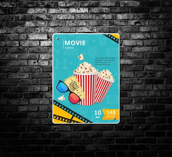 Custom Movie Signs, Movie Theater Signs | BannerBuzz NZ